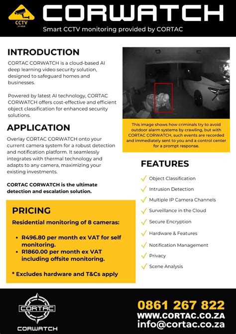 Cortac Security On Linkedin ⚠️ Cortac Corwatch Is A Cloud Based Ai Deep Learning Video Security