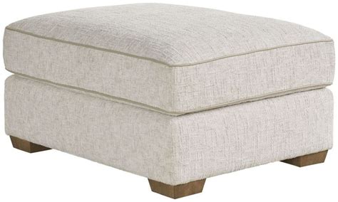 Sophie Beige Performance Fabric Rectangular Ottoman From Universal