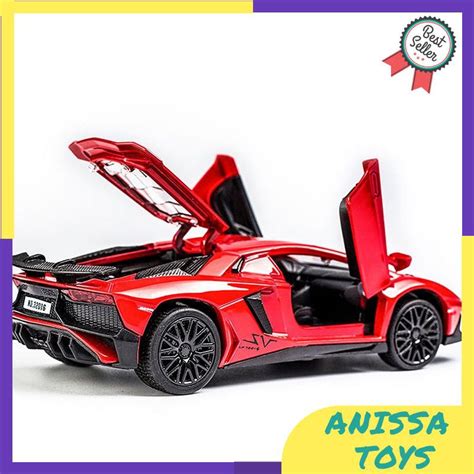 Jual Diecast Mobil 1 32 Model Kit 132 Car Model Aventador Lp750 4
