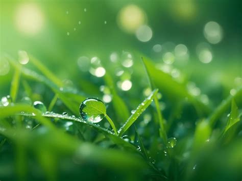 Premium Ai Image Green Grass Background Natural Grass Texture