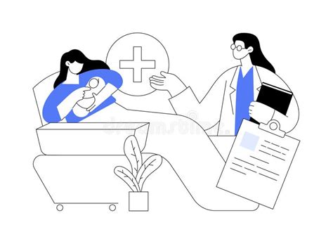 Maternity Services Abstract Concept Vector Illustration Stock Vector