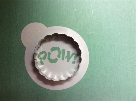 Pow Stencil Etsy