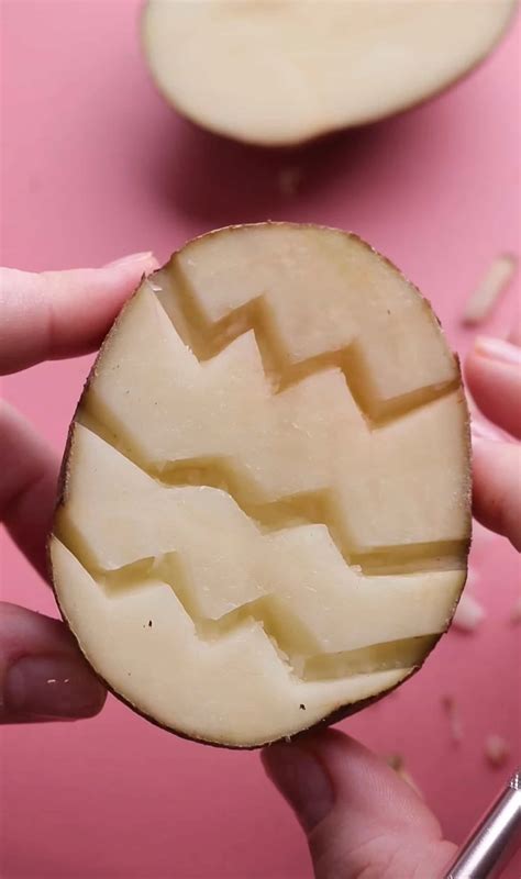 Potato Stamped Easter Eggs A Creative Easter Craft