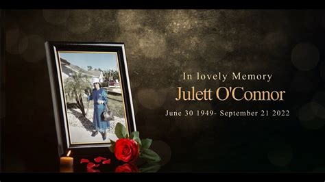 Thanksgiving Service For The Life Of Julett Oconnor Youtube
