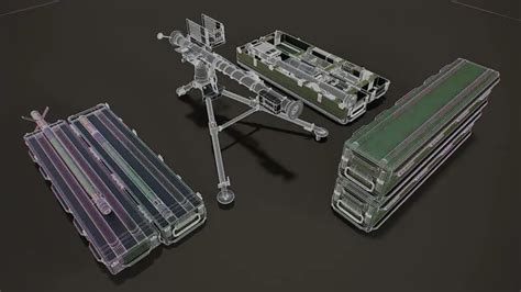 Missile Launcher Scene 3d Model