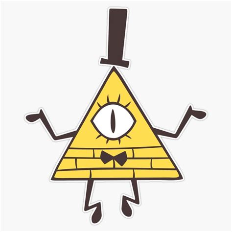 Gravity Falls Bill Cipher Sticker Bumper Sticker Vinyl Decal 5 Gravity Falls Bill Gravity