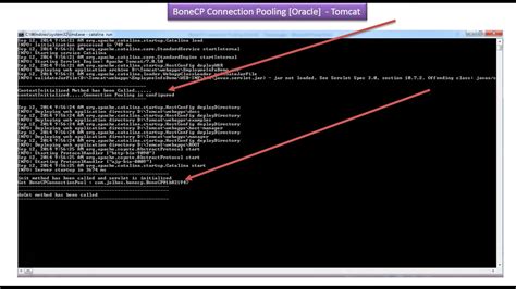 JAVA EE JDBC Servlets BoneCP Connection Pooling Oracle Tomcat