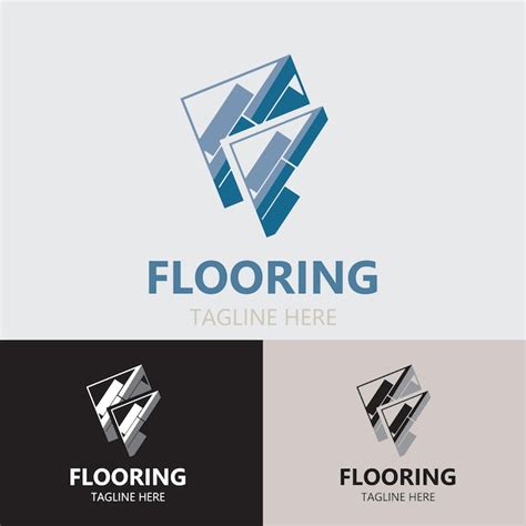 Premium Vector Flooring Logo Design Custom Layer Vector Elegant Business Store Building Template