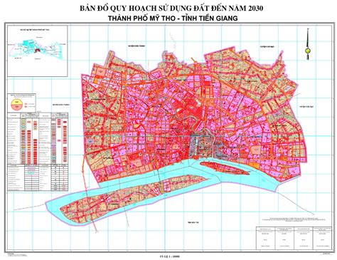 Bản đồ Quy Hoạch Thành Phố Mỹ Tho, Tiền Giang| Kế Hoạch Sử Dụng đất
