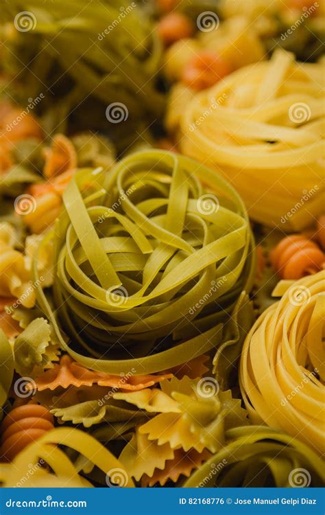 Different Types Of Colored Pasta Stock Photo Image Of Colored Pepper 82168776