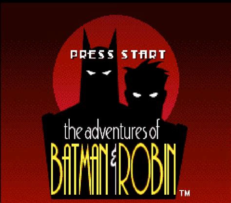 Adventures Of Batman And Robin The Sega Cd Tectoy