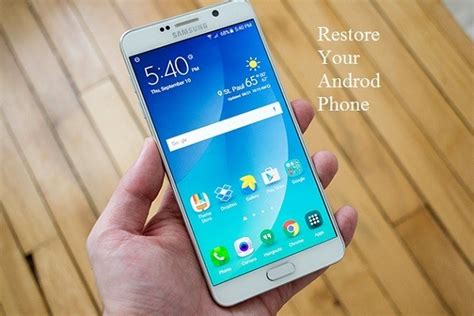 Full Guide To Restore Android Phone Dr Fone