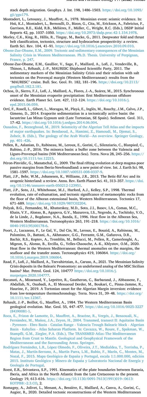 Table 4 Crustal Structures And Salt Tectonics On The