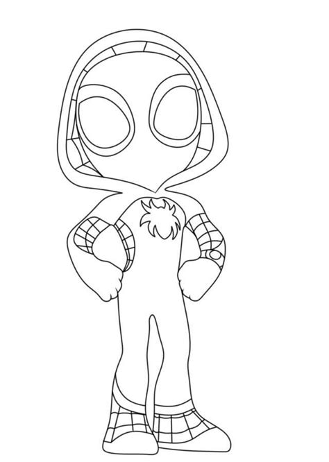 Ghost Spider Coloring Pages Coloringlib