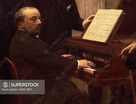 Emmanuel Chabrier 1841 94 French Composer At The Piano From Autour Du Piano Around The Piano