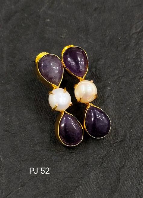 Semi Precious Stone Studs At ₹ 320pair In Mumbai Id 2858093773962
