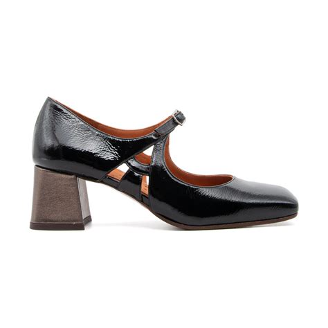 Chie Mihara Vysta Negro Zapatos Zapatos De Tacón Mujer 32500