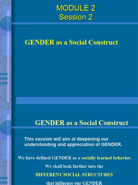 Module 2 Social Construct With St Scho Pdf Gender Gender Studies Module 2 Social Construct With St Scho Pdf Gender Gender Studies