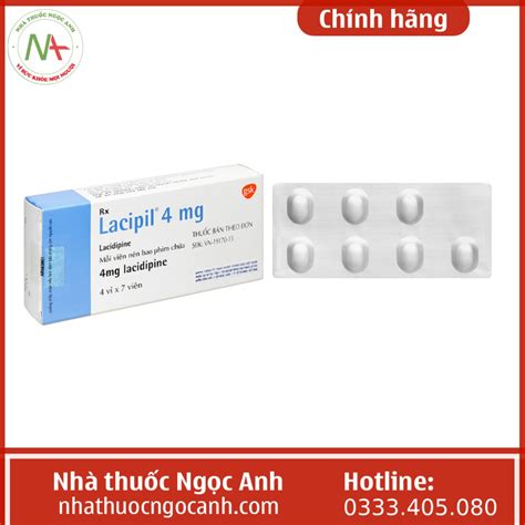 Thuốc Lacipil 4 Mg Là Thuốc Gì Giá Bao Nhiêu Có Tác Dụng Gì Mua ở đâu
