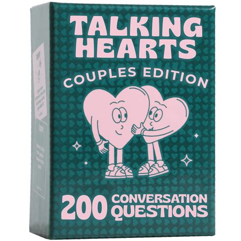 Talking Hearts Conversation Cards Couple Card Game For