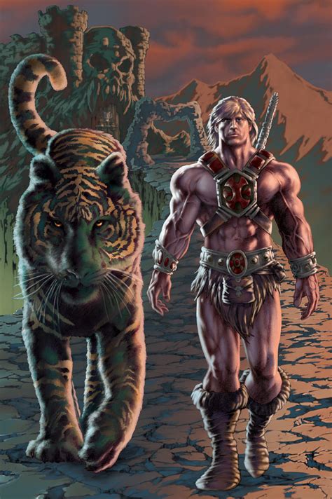 He Man And Battle Cat Colored By Patc 14 On Deviantart