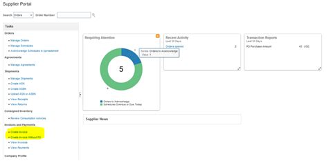 How To Disable The Create Invoice Option In Supplier Portal — Cloud