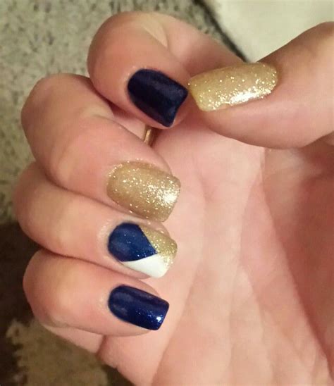 Go Brewers Us Navy Nail Art Nails Beauty