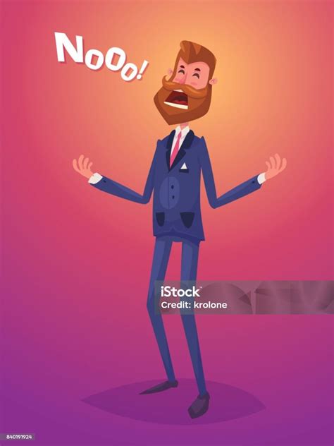 재미 있은 실망 비즈니스 남자 캐릭터입니다 격리 된 벡터 일러스트 레이 션 개념에 대한 스톡 벡터 아트 및 기타 이미지 개념 기업 재무와 산업 디자인 Istock