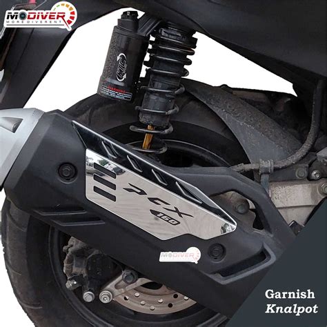 Jual Garnis Cover Knalpot Pcx 160 Garnish Pelindung Shopee Indonesia