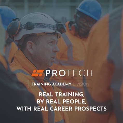 Protech Infrastructure On Linkedin Real Training 📝 With Real People 🦺 With Real Career