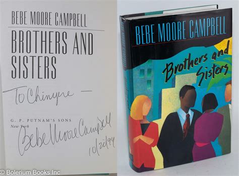 Brothers And Sisters By Campbell Bebe Moore Hardcover 1994