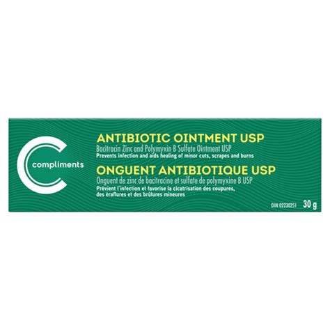 Double Antibiotic Ointment 30 G Compliments Ca