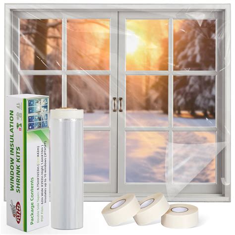 Flyzzz Window Insulation Kit 62x393in Window Insulation Kit For