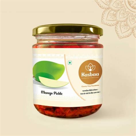 Kasbaa Homemade Mango Pickle Aam Ka Sukha Achar Ghar Ka Aam Ka Achar Tangy Spicy Sour And