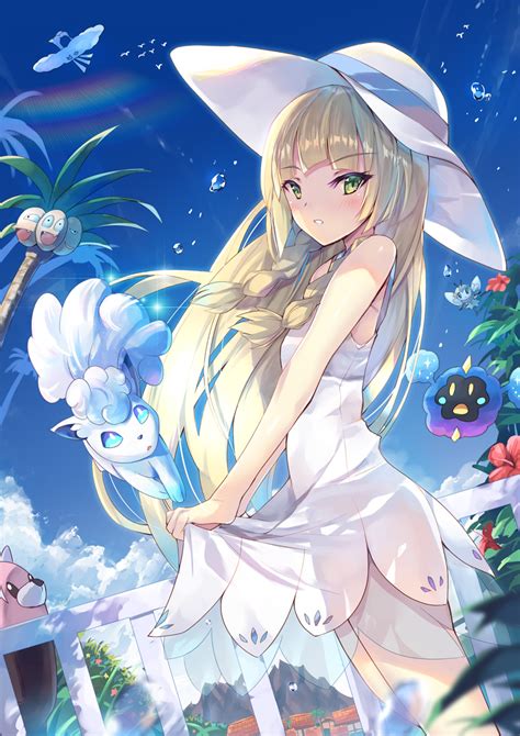 Safebooru 1girl Alolan Exeggutor Alolan Form Alolan Vulpix Altaria