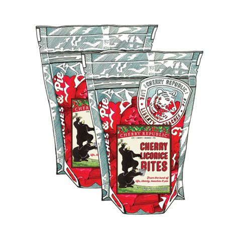Cherry Licorice Bites
