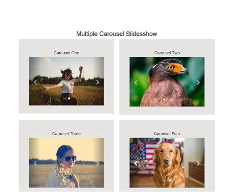 How To Add Multiple Bootstrap Carousel Slider On Single Page