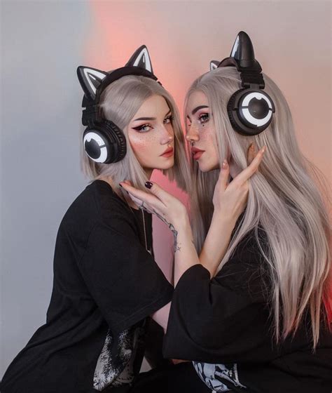 Yowu Black Cat Ear Headphones🖤cool Headset Girl With Headphones