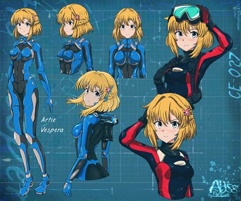 Artie Vespera Model Sheet 1 0 Abyss Depth By Scrophopper On Deviantart