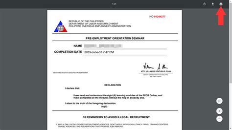 How To Get Your Peos Certificate Online Tech Pilipinas