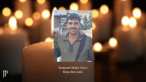 Sgt Maj Eitan Ben Ami Killed In Combat In Southern Lebanon The