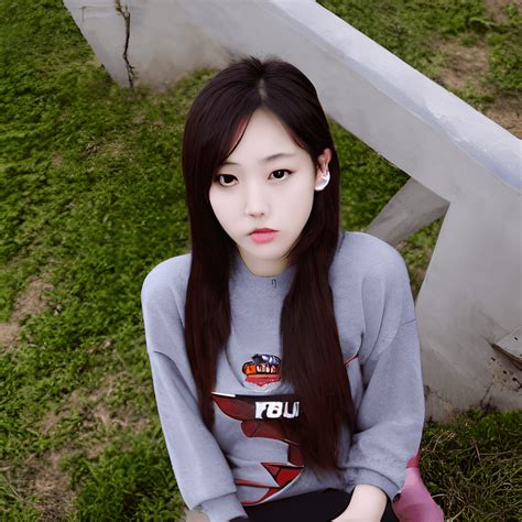 Hübsches Koreanisches Teenie Mädchen · Creative Fabrica