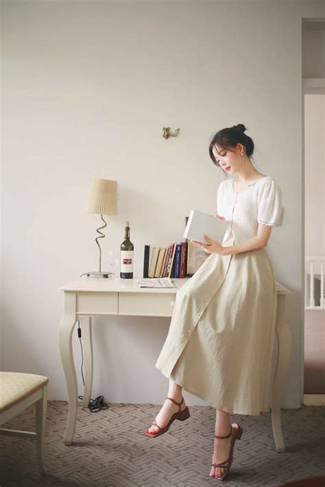 Pin Oleh Anna Phan Di Model Pakaian Feminin Gaya Model Pakaian Korea Gaya Model Pakaian