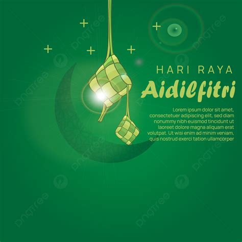 Abstract Hari Raya And Katupet Background Design Katupet Hari Raya