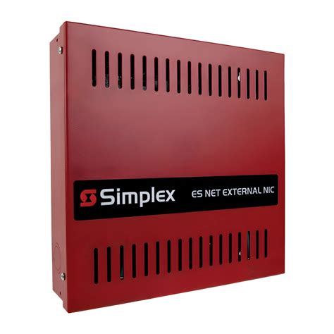 Simplex 4190 9834 Simplex 4190 9834 Es Net Ext Nic Red 24vdc Life