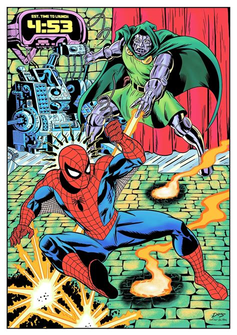 Spider Man Vs Dr Doom Etsy