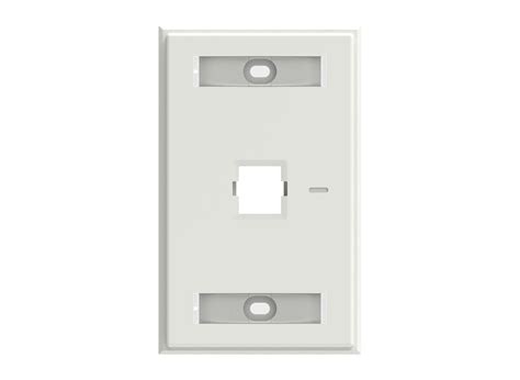 Commscope 760249128 Faceplate Kit Labelled 1 Gang 1 Por