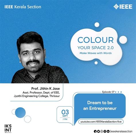 Jithin K Jose On Linkedin Entrepreneur Ieee