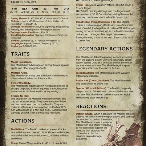 3d Printable Marilith The Marilith Pre Supported By Solgood Creations