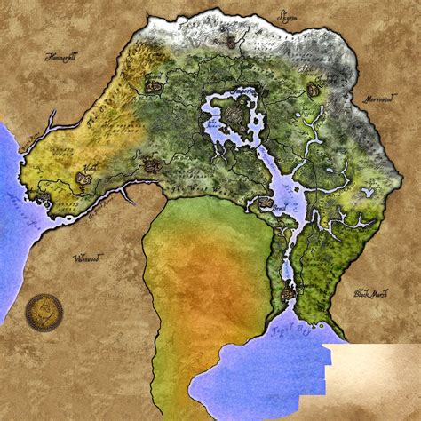 Printable Oblivion Map